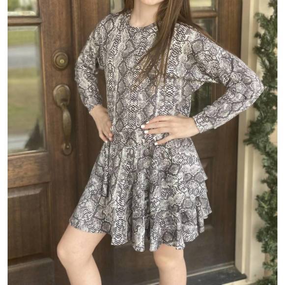 TRU LUV | Bottoms | New Tru Luv Python Layered Mini Skirt In Python ...